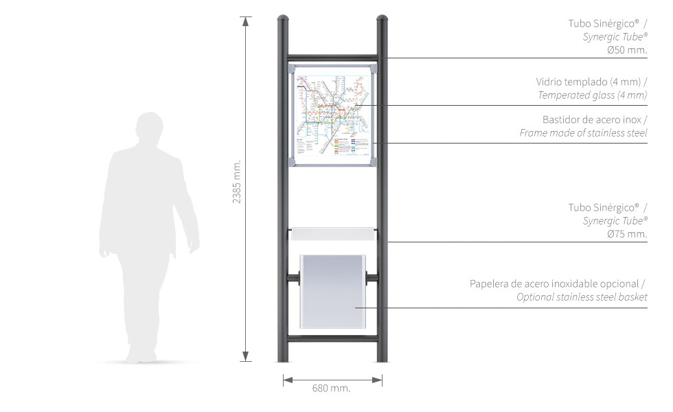 Panel Informativo - Especificaciones